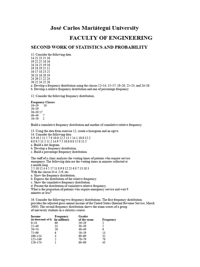 Work 2 | PDF | Histogram