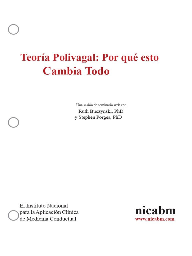 Teoría Polivagal: Impacto en la Salud | PDF | Trauma psicólogico ...