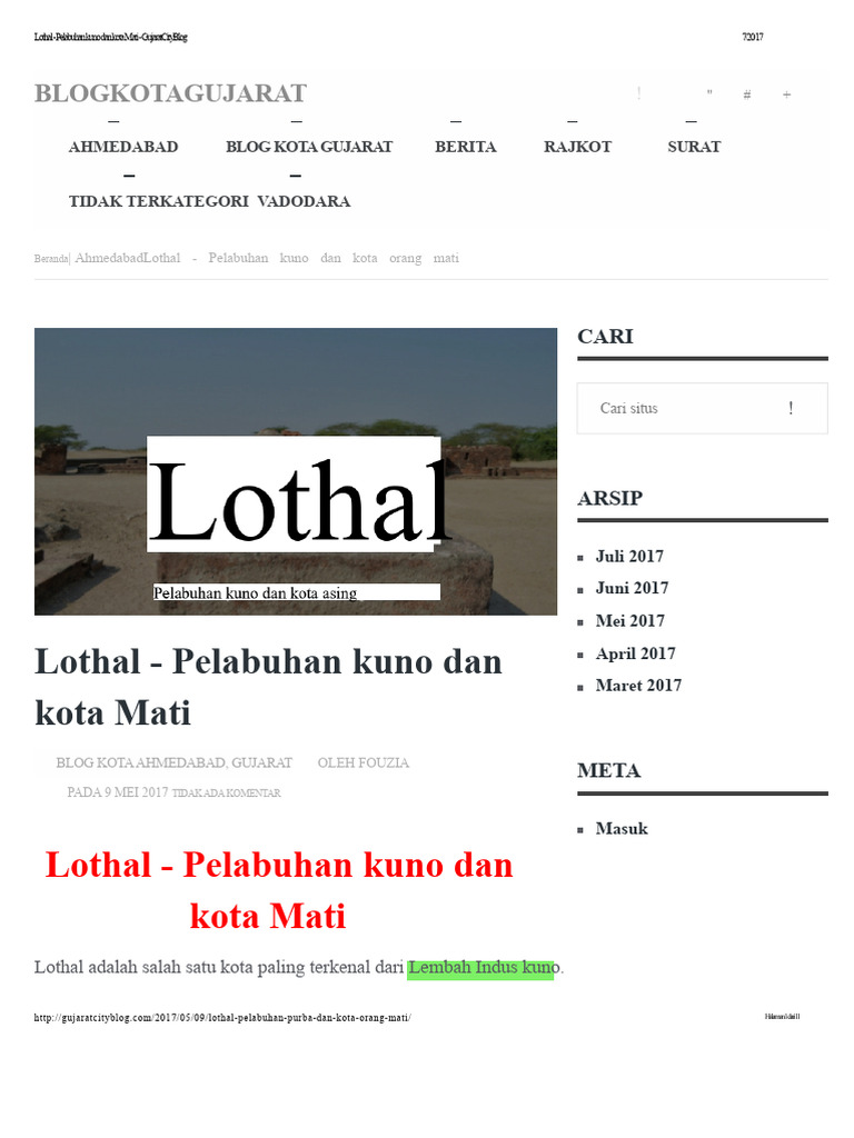 Lothal | PDF