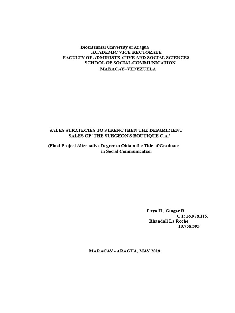 Final Project Diploma Ginger | PDF | Marketing | Sales
