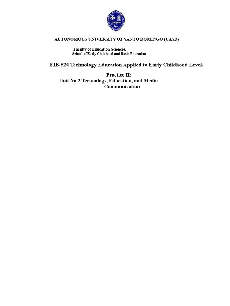 Impact of ICT on Early Childhood Education | PDF | Educational ...