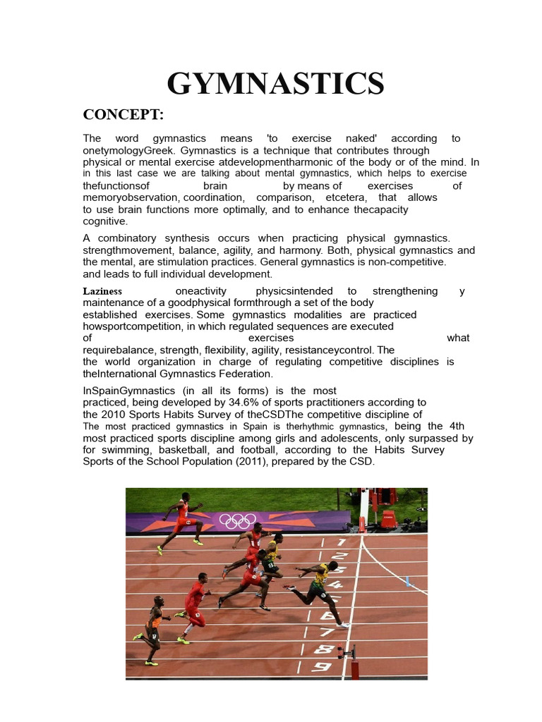 Gymnastics | PDF | Gymnastics | Physical Exercise