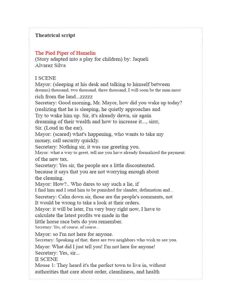 The Pied Piper of Hamelin | PDF