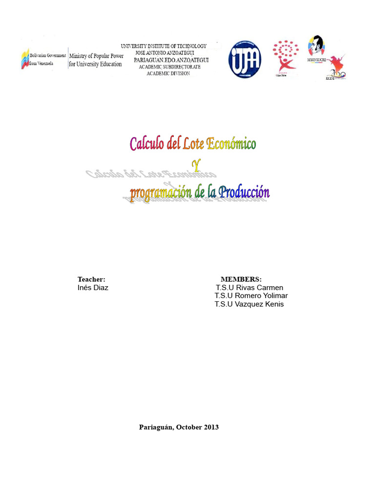 Economic Production Batch | PDF | Inventory | Business Economics