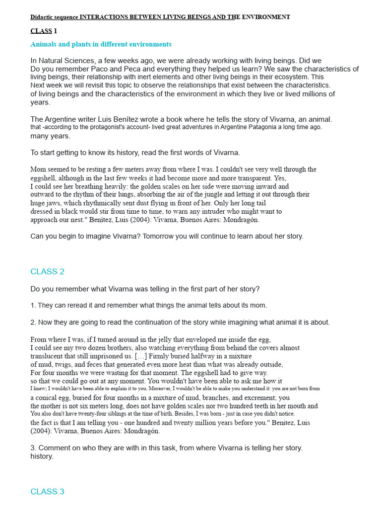 Interactions of Living Beings and Environments | PDF | Ecosystem | River