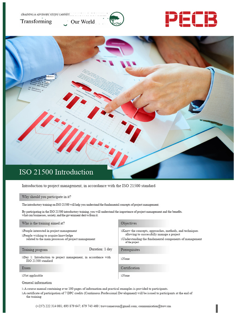 Iso 21500 Introduction - 1p en | PDF