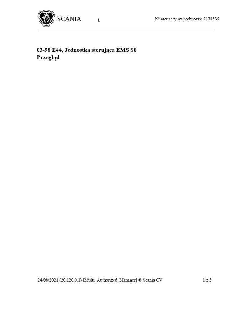 Ems S8 | PDF