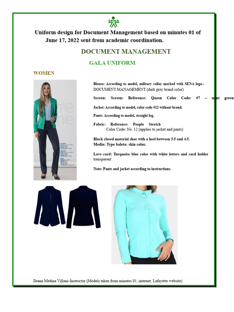Document Management Uniforms 2023 | PDF | Blouse | Shirt