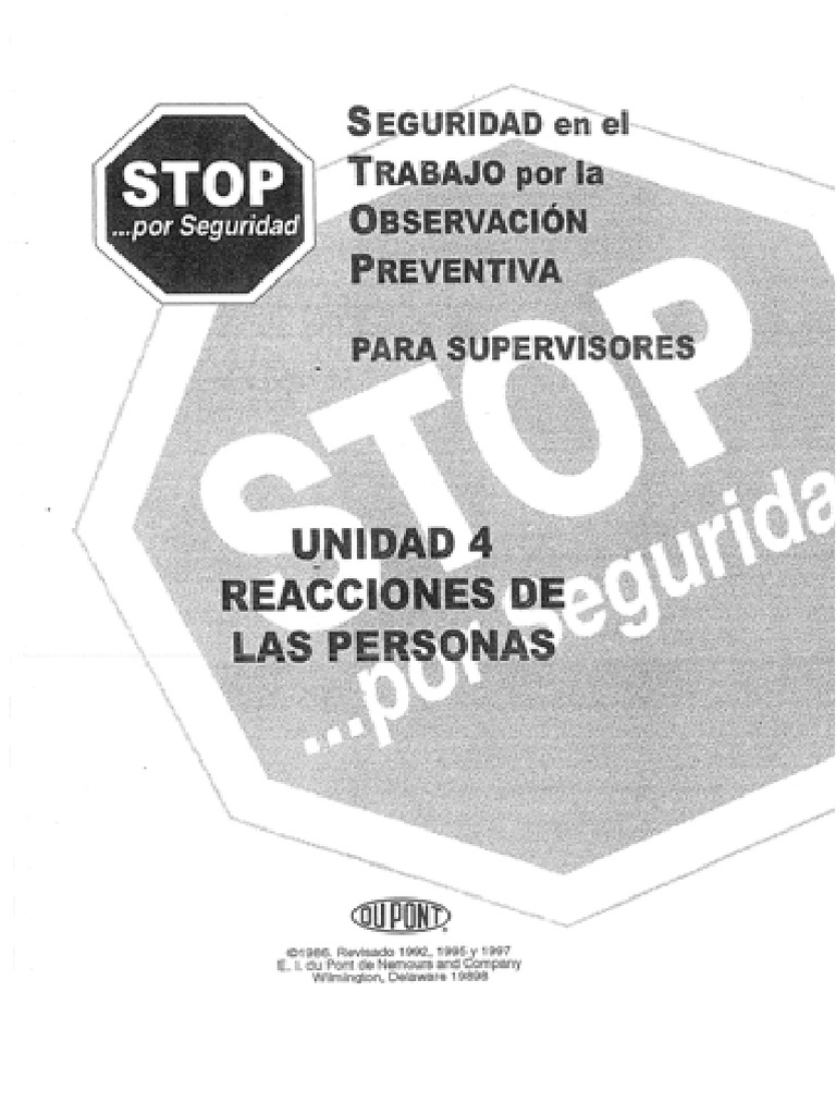 STOP 4 Reactions of People | PDF | Risk | Behavior