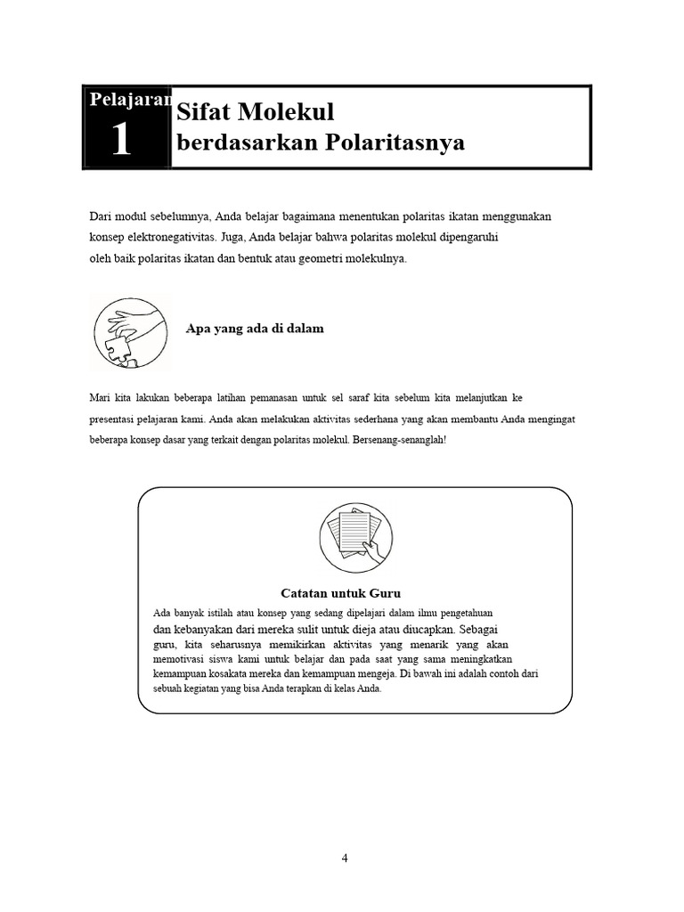 Polaritas Molekul dan Sifat Fisiknya | PDF