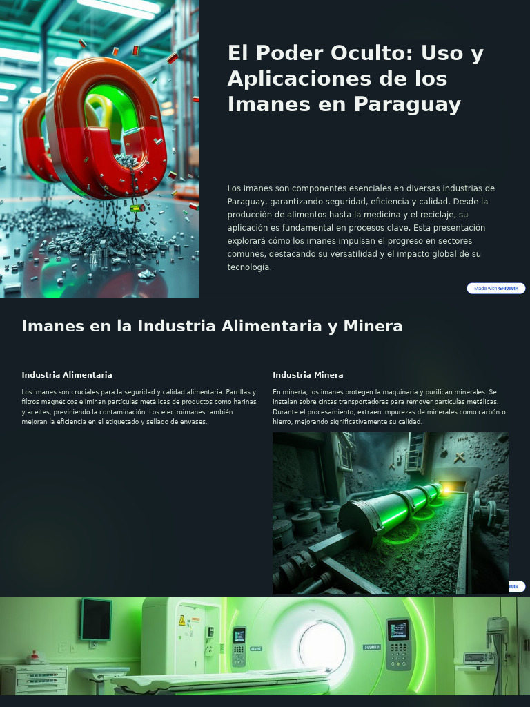 El Poder Oculto Uso y Aplicaciones de Los Imanes en Paraguay | PDF ...