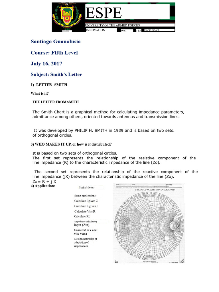 Understanding Smith Chart Applications | PDF | Electrical Impedance ...