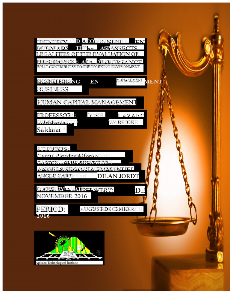 ACT 30 Legal Aspects of Performance Evaluation and The Importance It ...