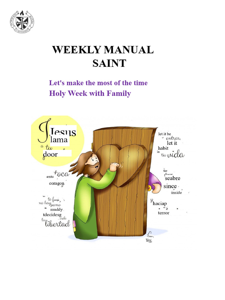 HOLY WEEK BROCHURE SDG Taehyung | PDF | Jesus | God The Father