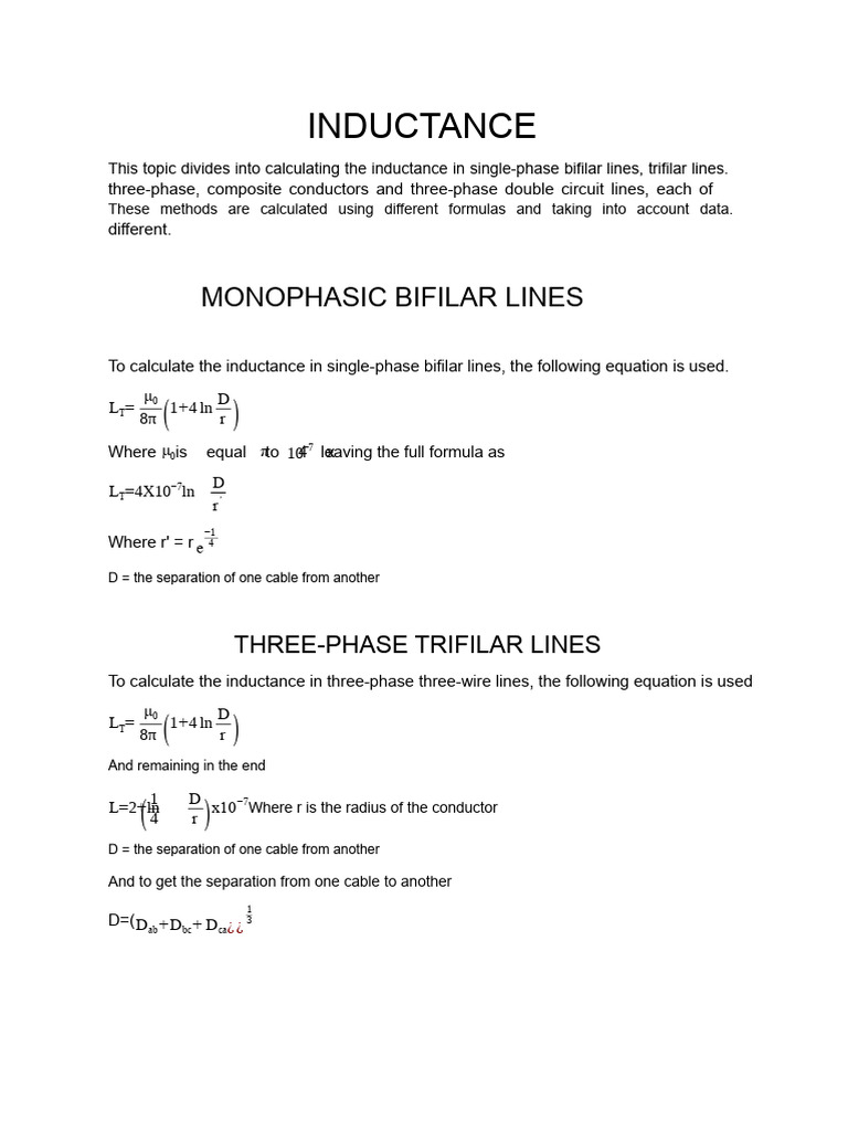 Bifilar Lines | PDF | Inductance | Capacitance