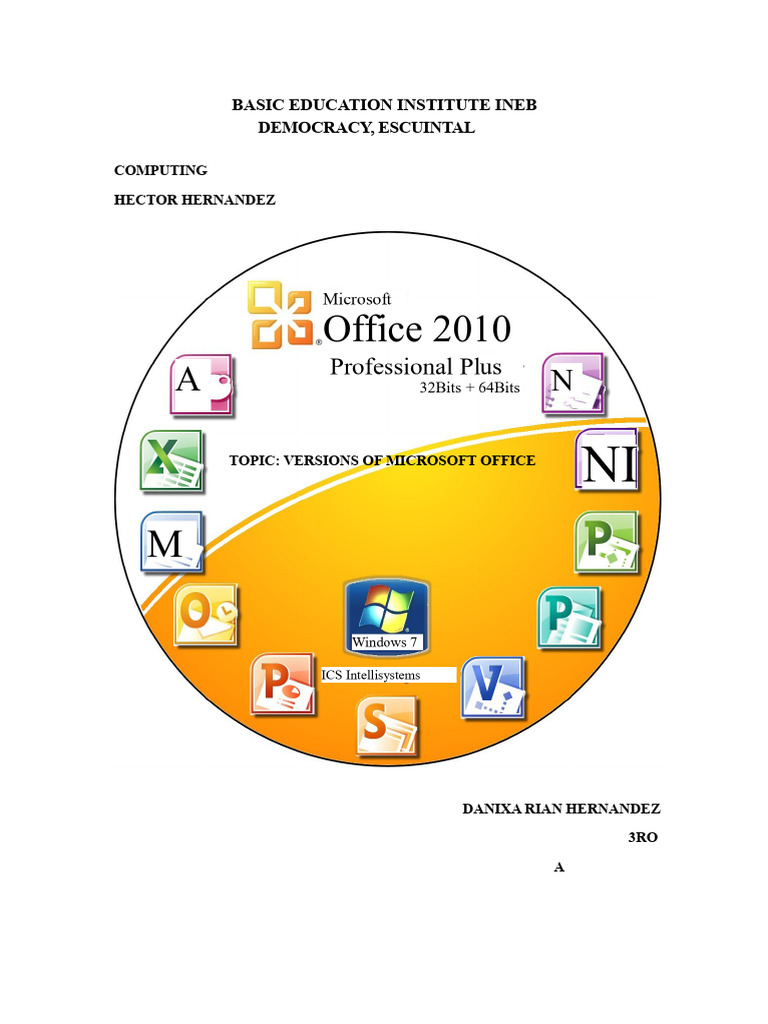 Microsoft Office Versions | PDF | Microsoft Office | Microsoft Word