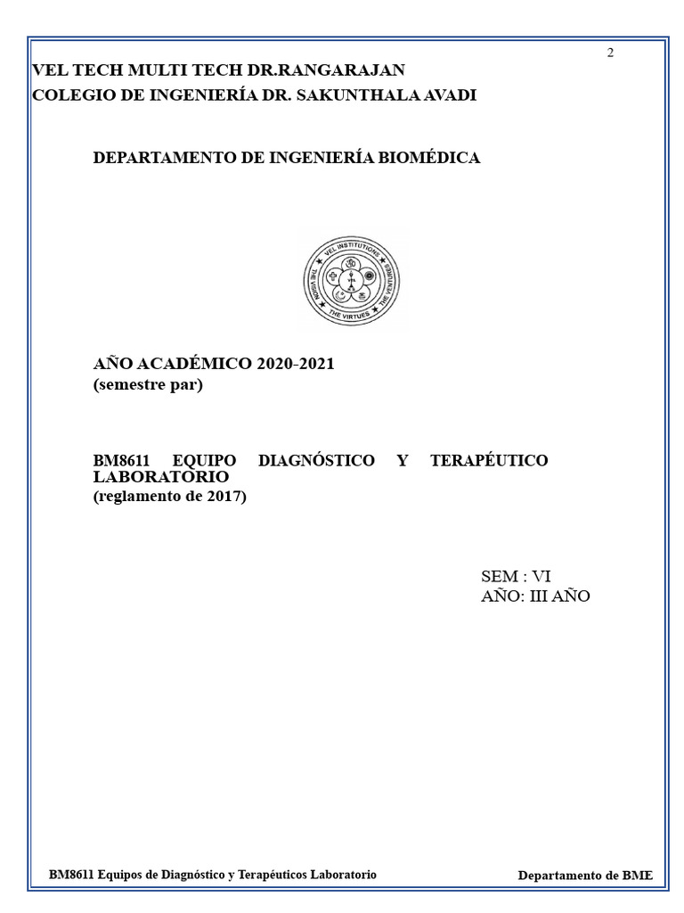 MANUAL DE LABORATORIO DTE - Regulación 2017 | PDF | Hemodiálisis | Ultrasonido