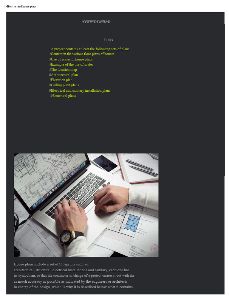 How To Read House Plans | PDF