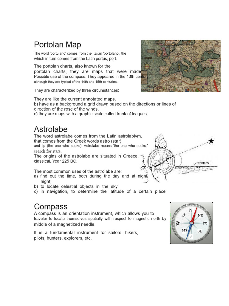 Portolan Map | PDF