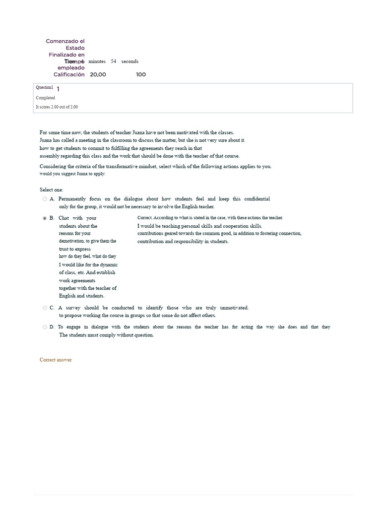 Exit Questionnaire - Review of The FINAL Attempt OK | PDF | Teachers ...