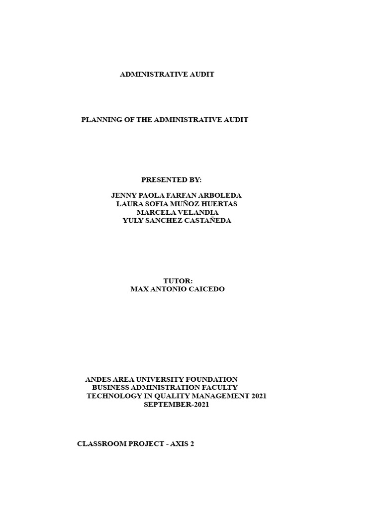 Administrative Audit | PDF | Audit | Medical Diagnosis