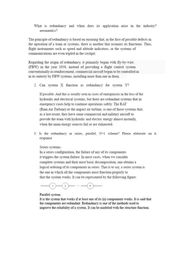 Redundancy in Aviation PDF | PDF | Aircraft | Aerospace