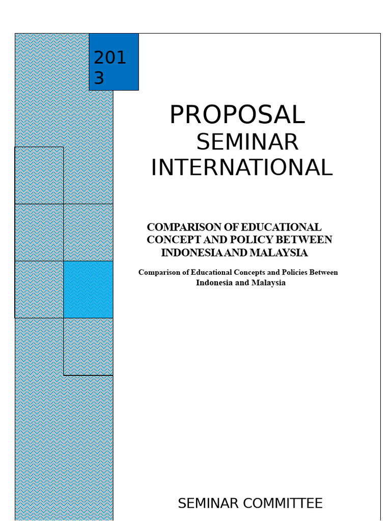 International Seminar Proposal | PDF | Indonesia | Malaysia
