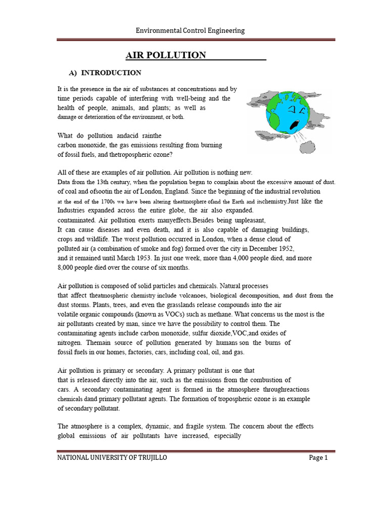 Understanding Air Pollution Sources | PDF | Air Pollution | Atmosphere ...