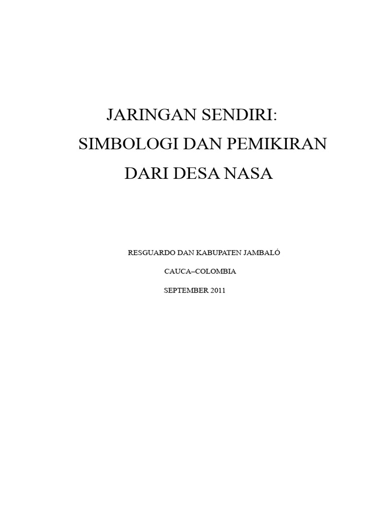 Simbolisme Jaringan Sendiri Nasa | PDF
