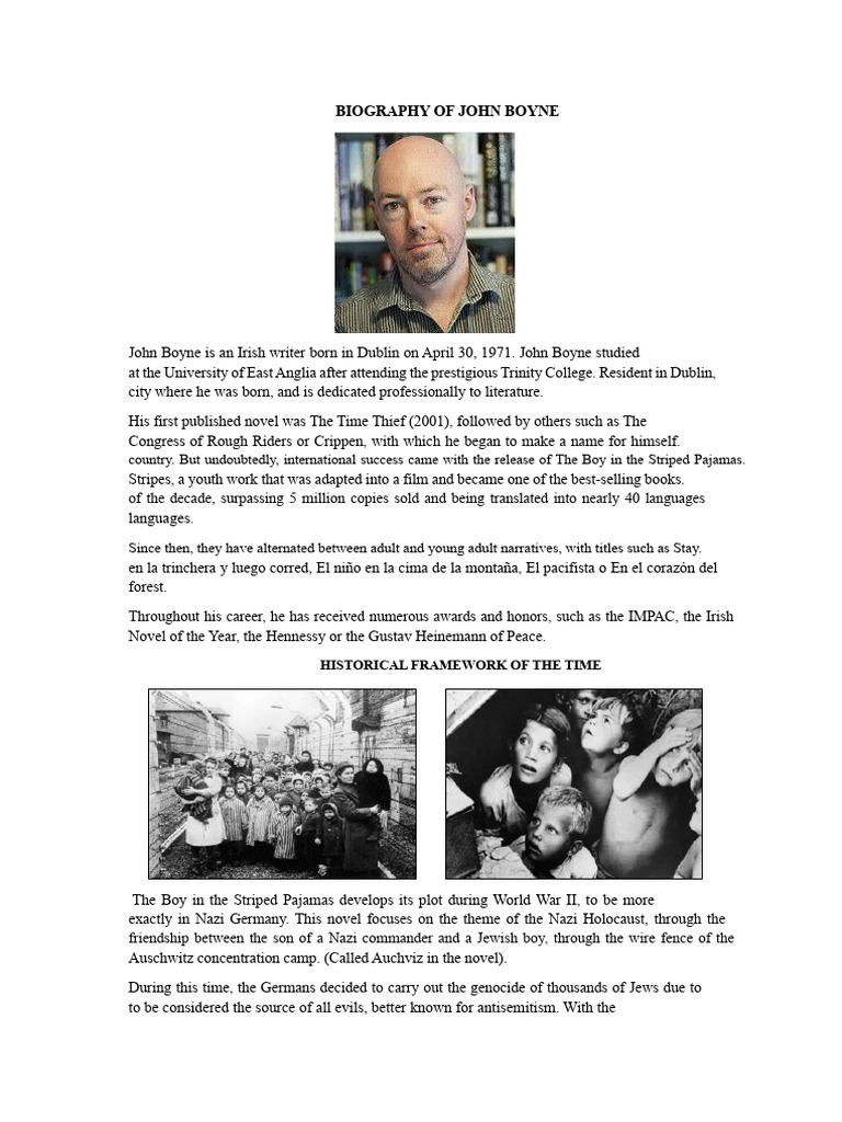 Biography of John Boyne | PDF | Antisemitism