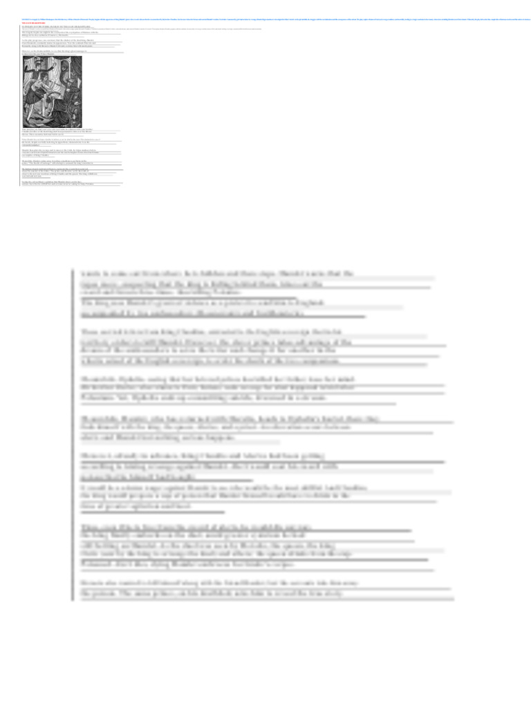 Summary of Hamlet | PDF | Hamlet | Shakespearean Tragedies