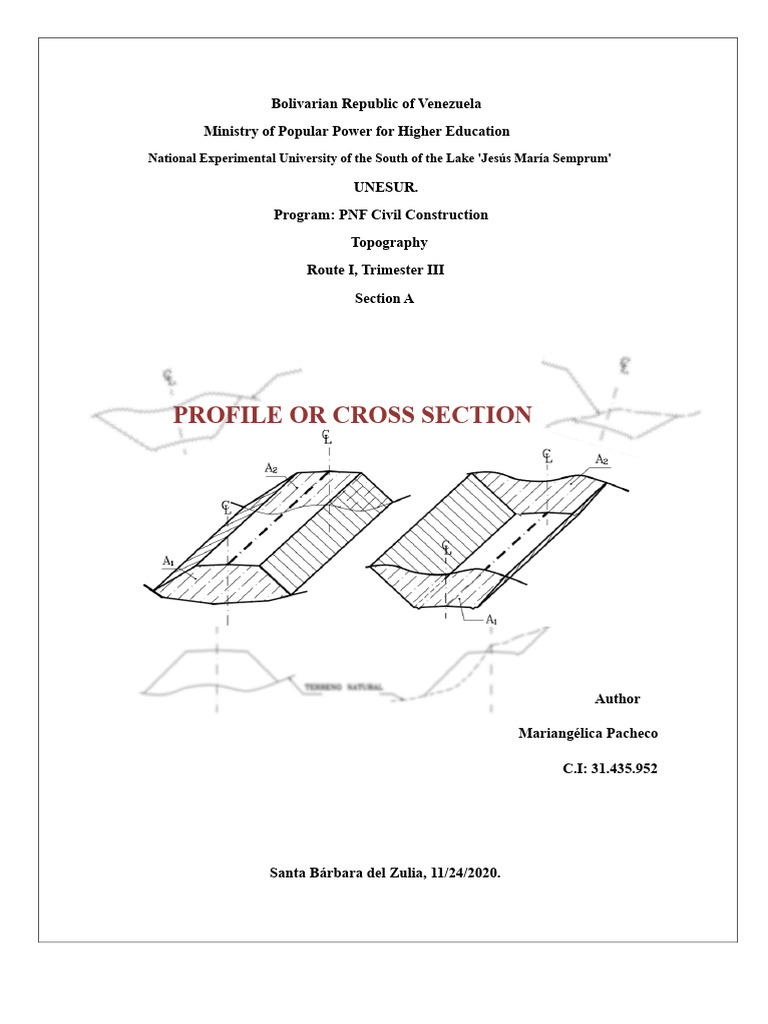 Transversal Profile | PDF | Cartesian Coordinate System