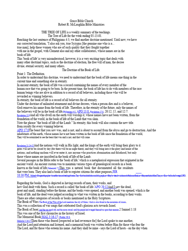 The Book of Life | PDF | Jesus | Sin