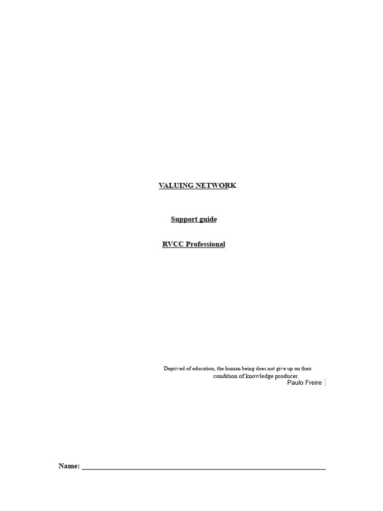 RVCC Professional Certification Guide | PDF | Certification | Knowledge