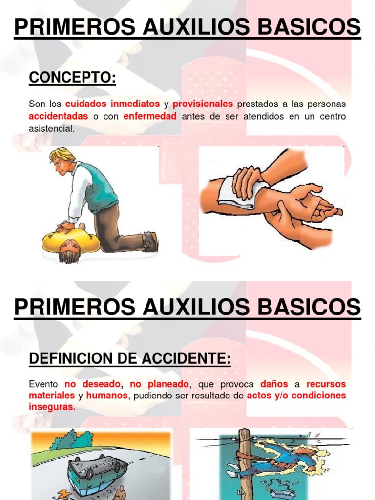 Primeros Auxilios Basicos | PDF | Primeros auxilios | Herida
