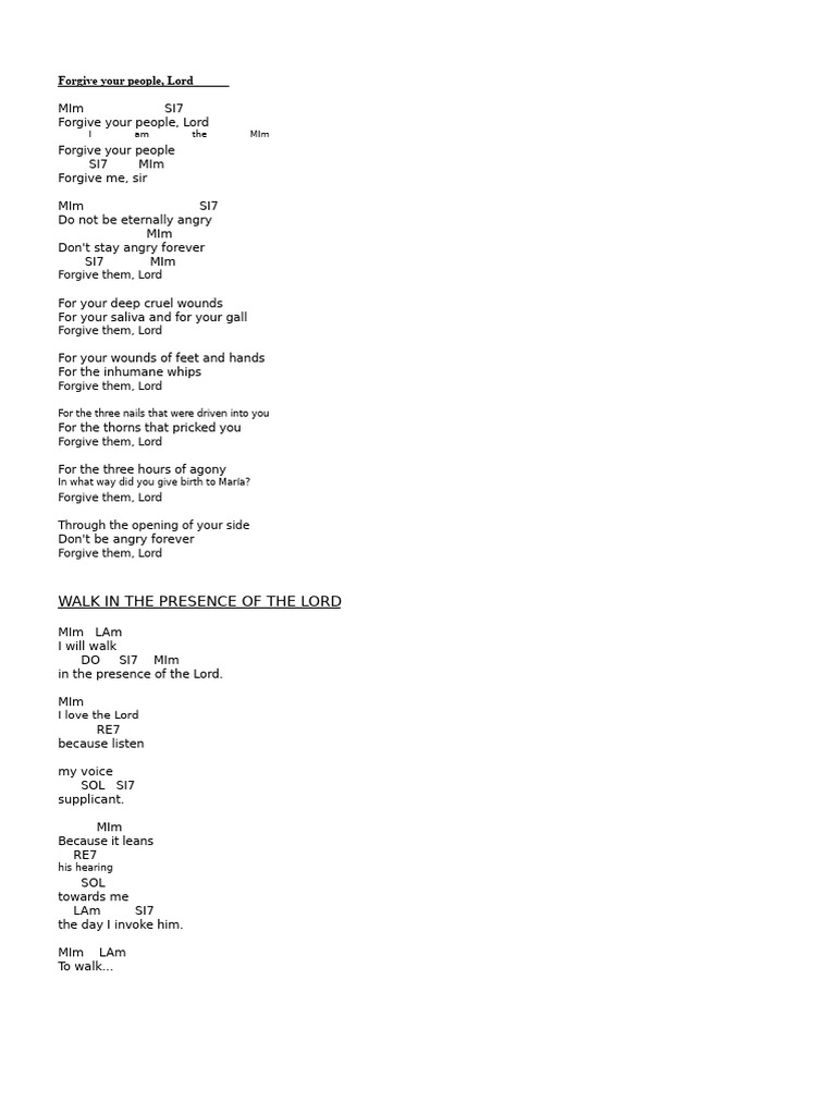 Songs Chords | PDF | Glory (Religion) | Systematic Theology
