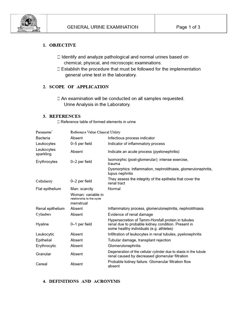 General Urine Examination Procedures | PDF | Incineration | Waste
