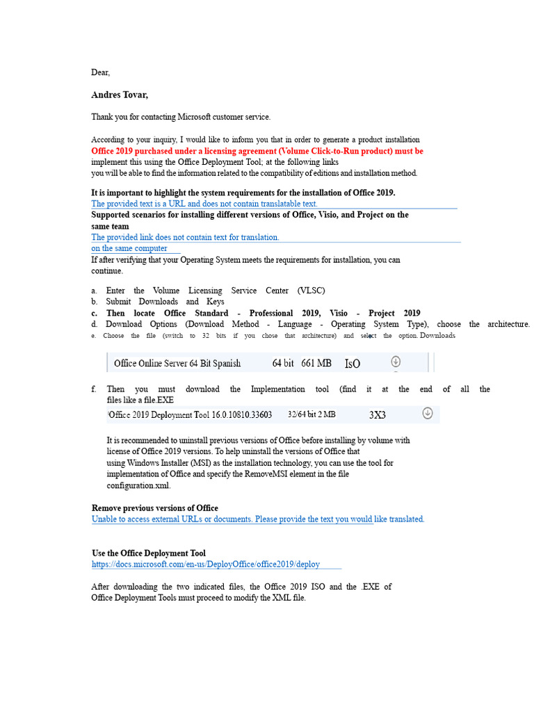 Office 2019 Deployment Guide | PDF | Computer File | Xml