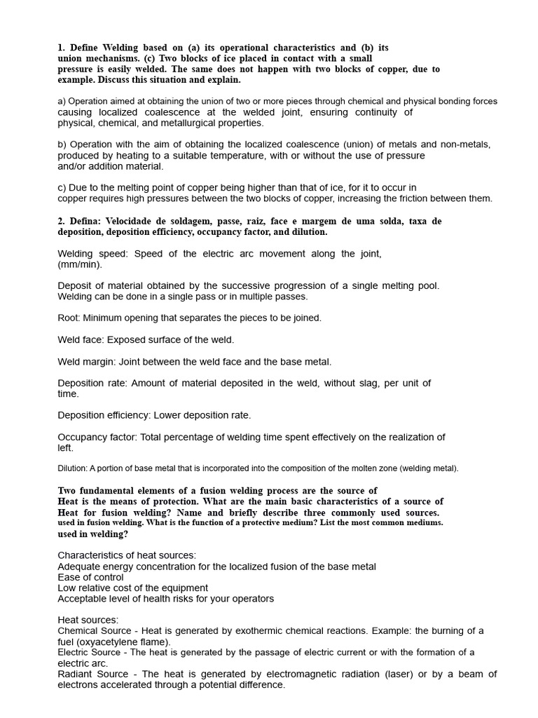 Welding Exercise List | PDF | Welding | Construction