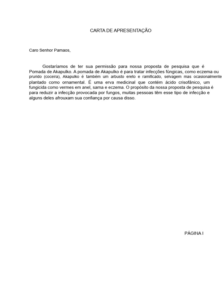Pomada Akapulko | PDF | Fungo | Dermatite