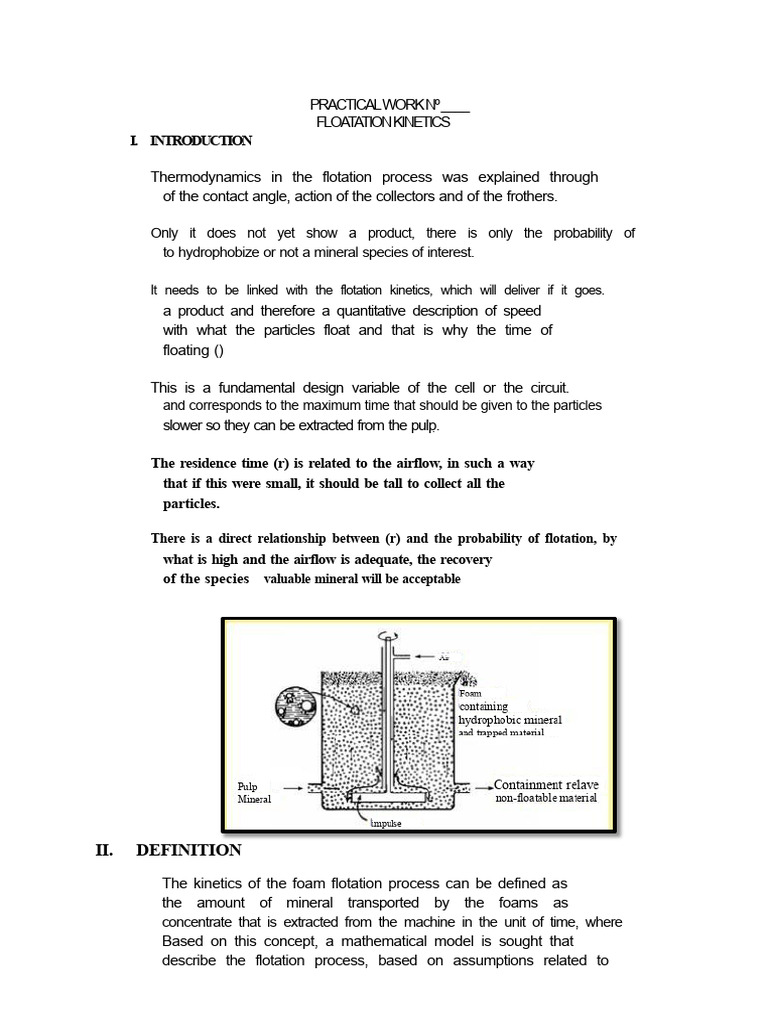 Exercise of Kinetics-of-Floating | PDF | Linear Regression