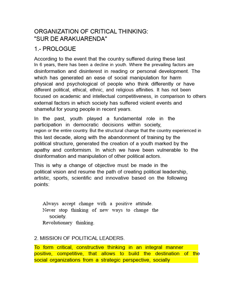 Political Framework Project | PDF | Socialism | Methodology