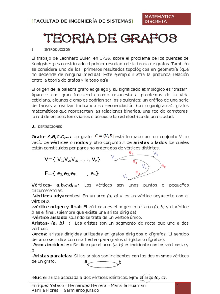 Teoria de Grafos | PDF | Teoría de grafos | Vértice (teoría de grafos)