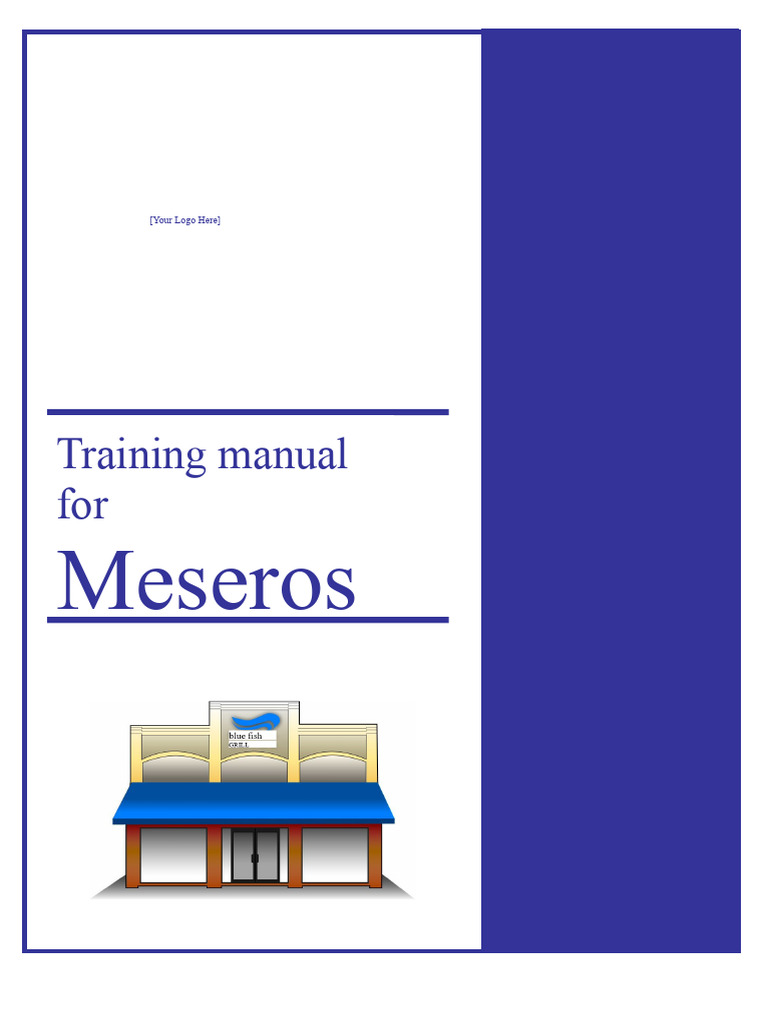 Waiter Training Manual Guide | PDF | Waiting Staff | Restaurants