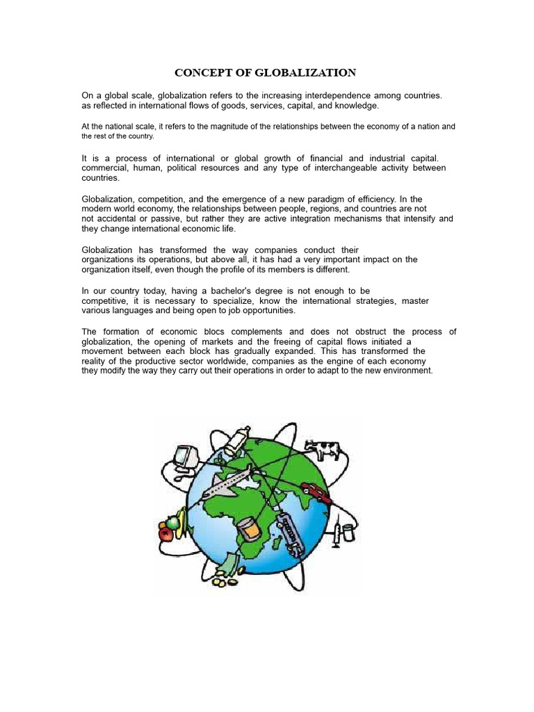 Concept of Globalization | PDF