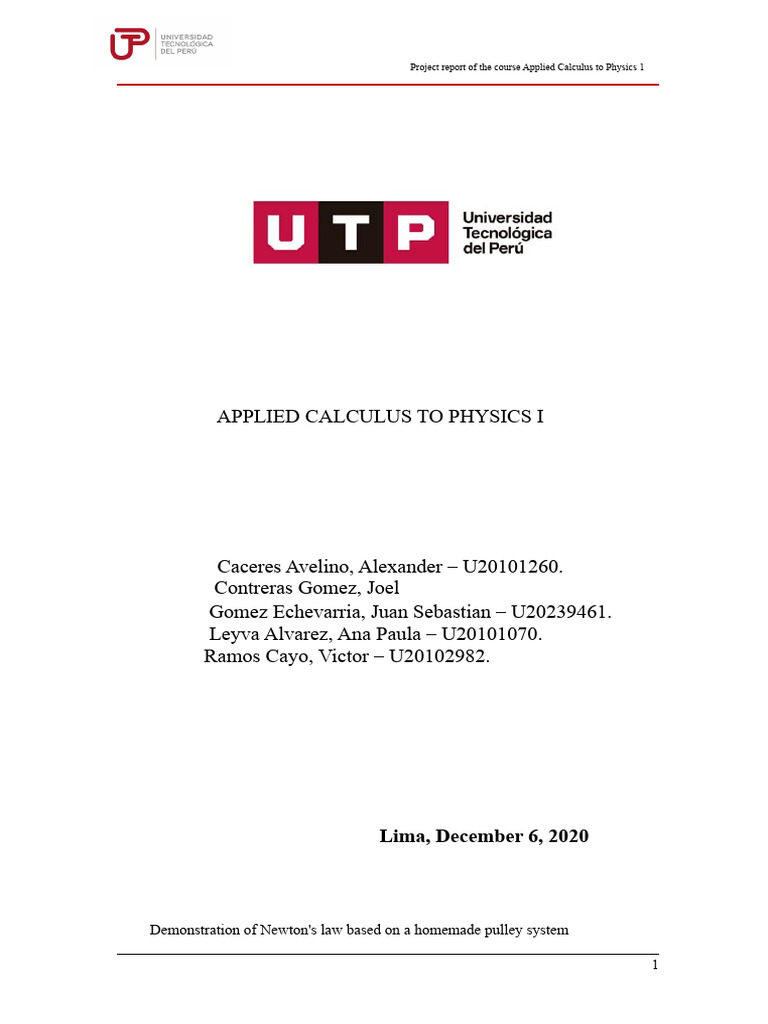 FINAL PHYSICS PROJECT Modified | PDF | Force | Potential Energy