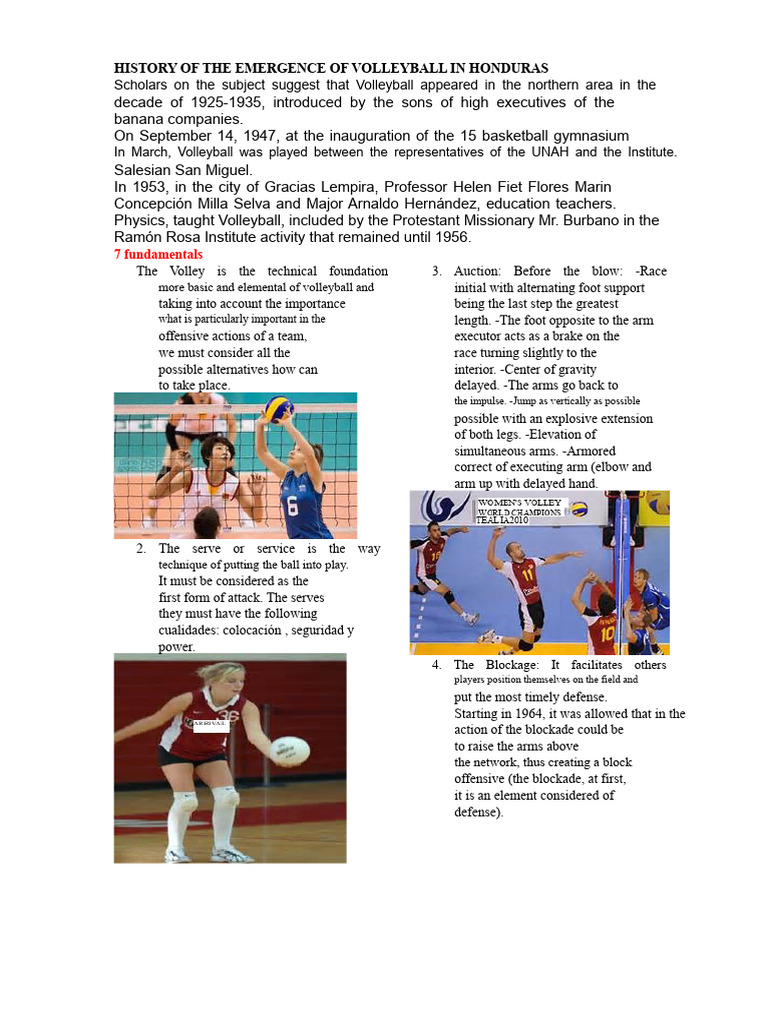 7 Fundamentals of Volleyball | PDF | Volleyball