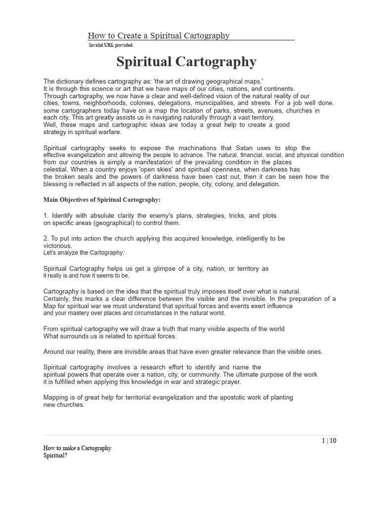 How To Create A Spiritual Cartography | PDF | Cartography | Daniel ...
