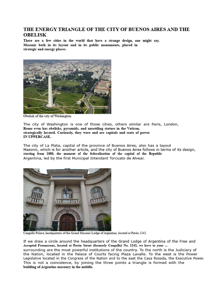 The Energy Triangle of La | PDF | Freemasonry | Argentina