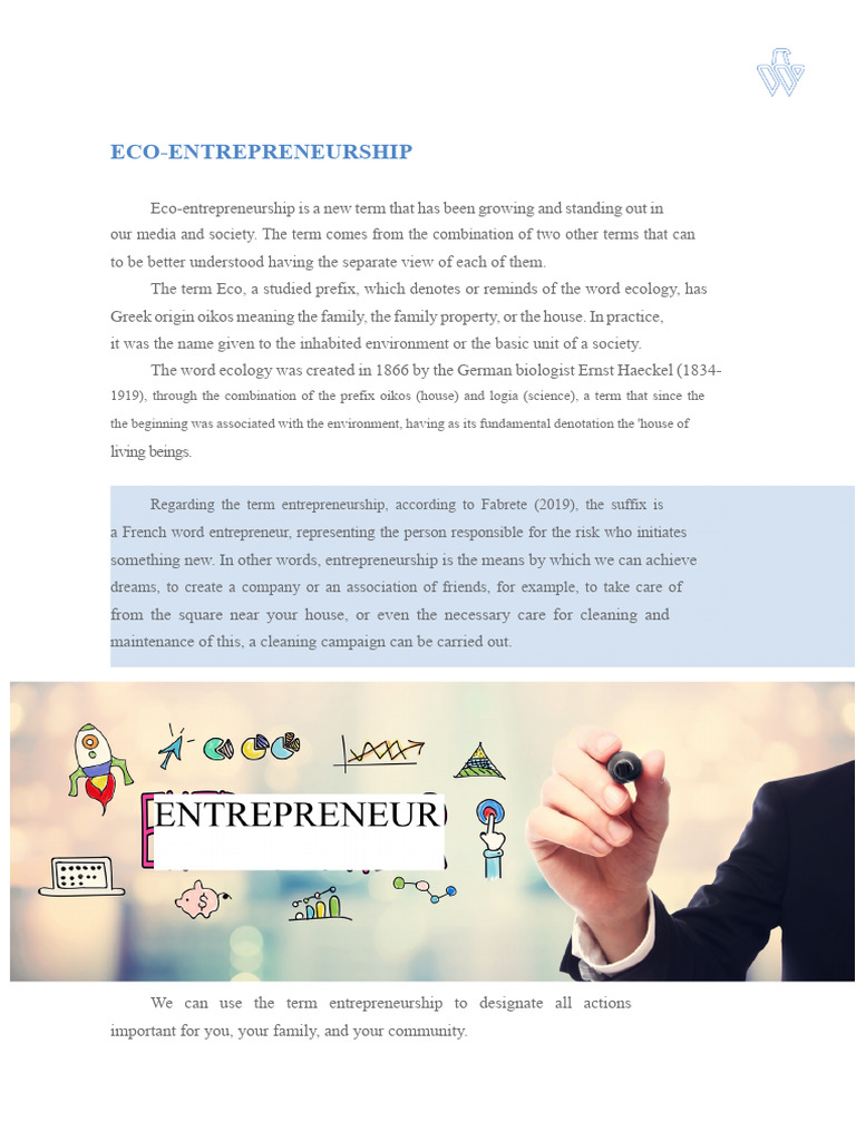 Eco Entrepreneurship | PDF | Sustainability | Entrepreneurship